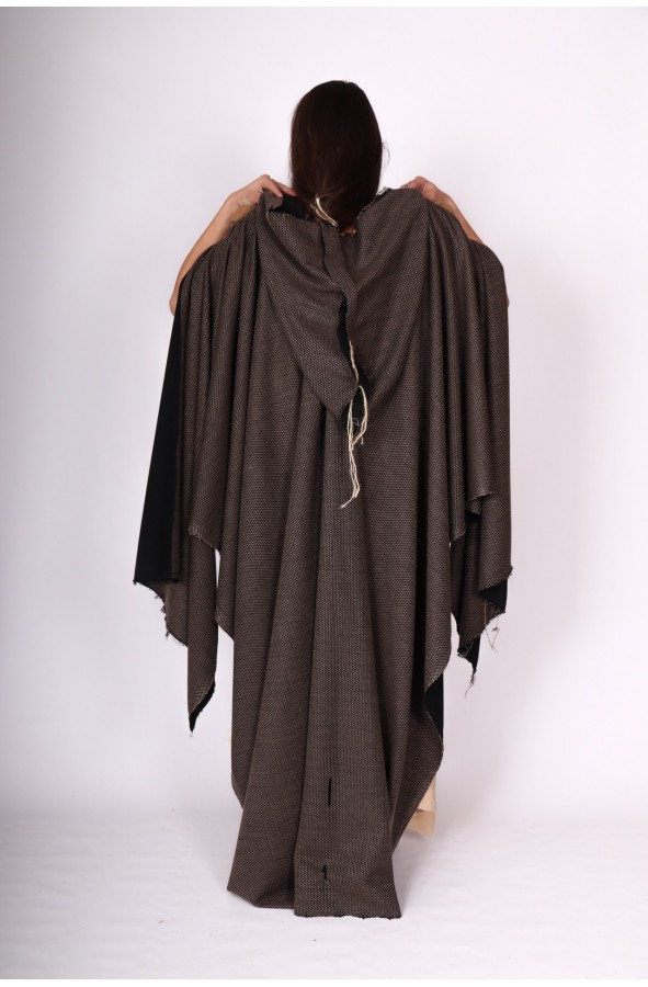 Medieval hooded cloak